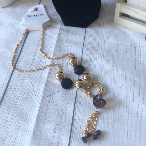 Chaps | Jewelry | Chaps New Statement Necklace Beads Goldtone | Poshmark
